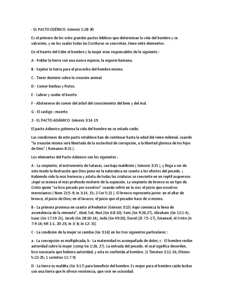 El Pacto Edénico | Abrahán | Salvación