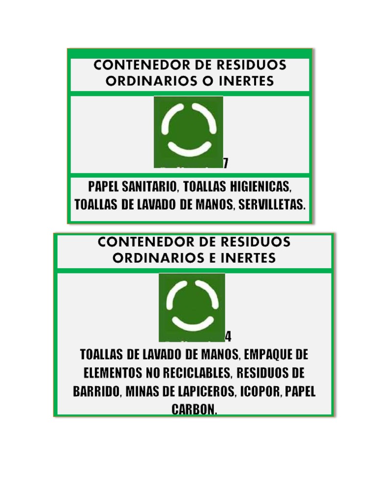 Rotulos Residuos PDF | PDF