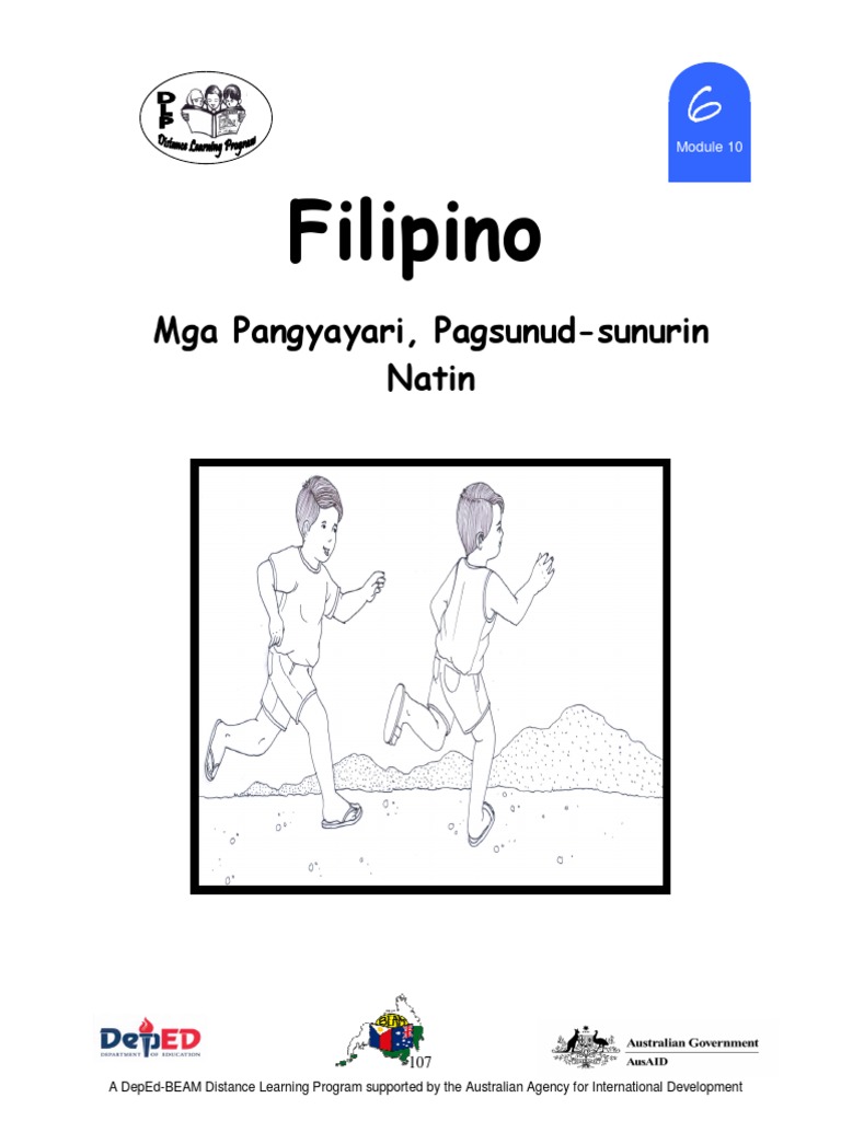 Filipino 6 DLP 10 - Mga Pangyayari, Pagsunud-Sunurin Natin | PDF