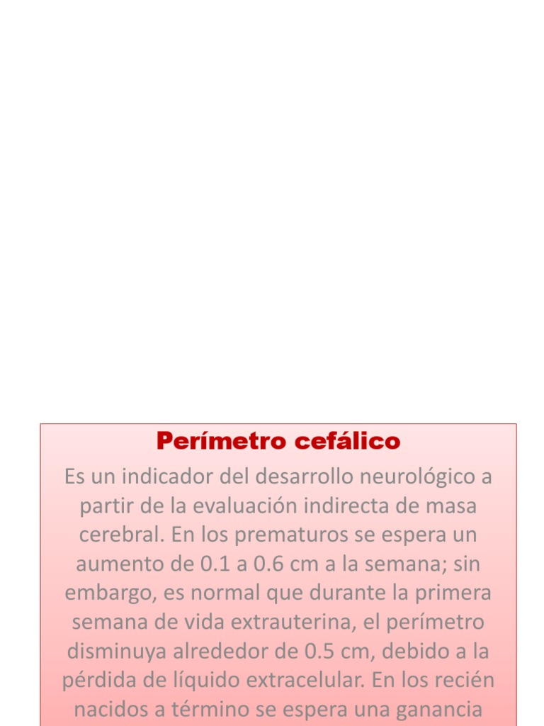 Perimetro Cefalico 5to 2017. | PDF | Tejido adiposo | Medicina CLINICA