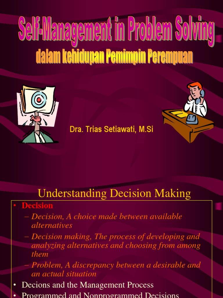 Self Management in Problem Solving | PDF | Decision Making | Metaphysics