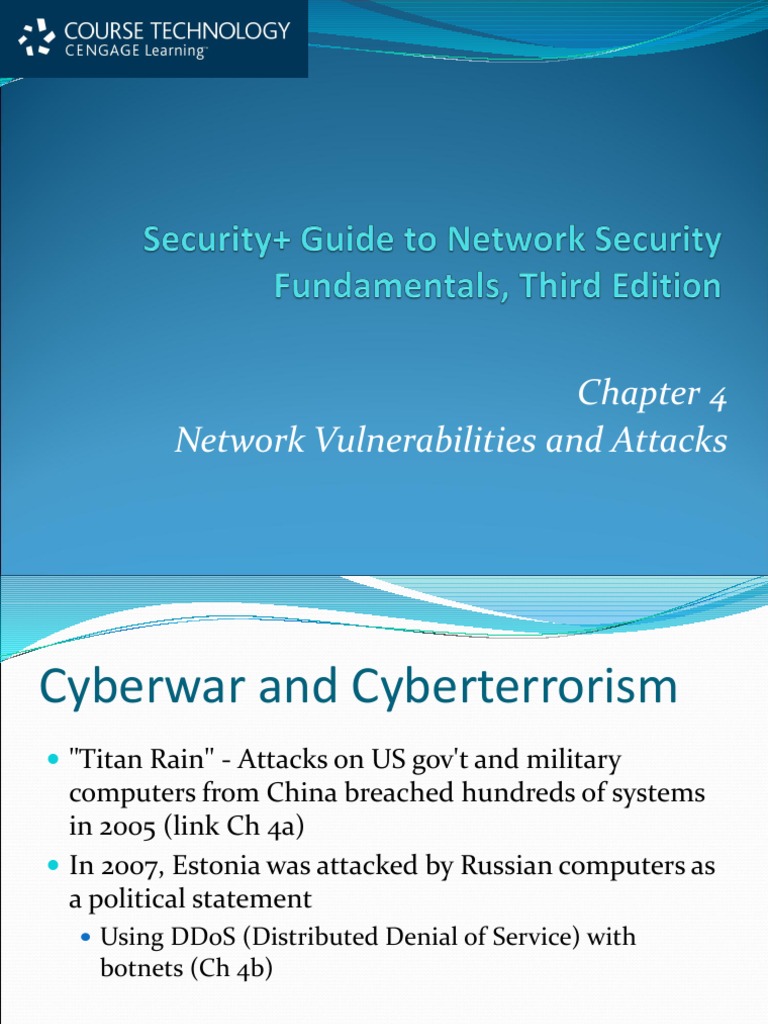 Network Vulnerabilities and Attacks | PDF | Domain Name System | Denial ...