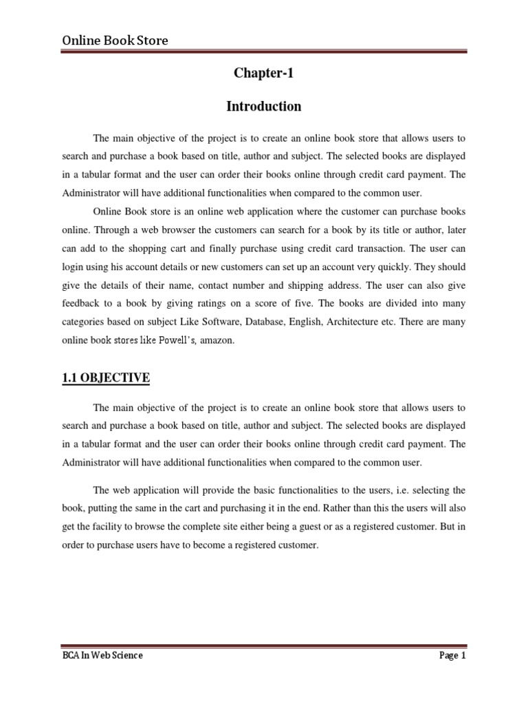 Online Book Store: Chapter-1 | PDF | My Sql | Php