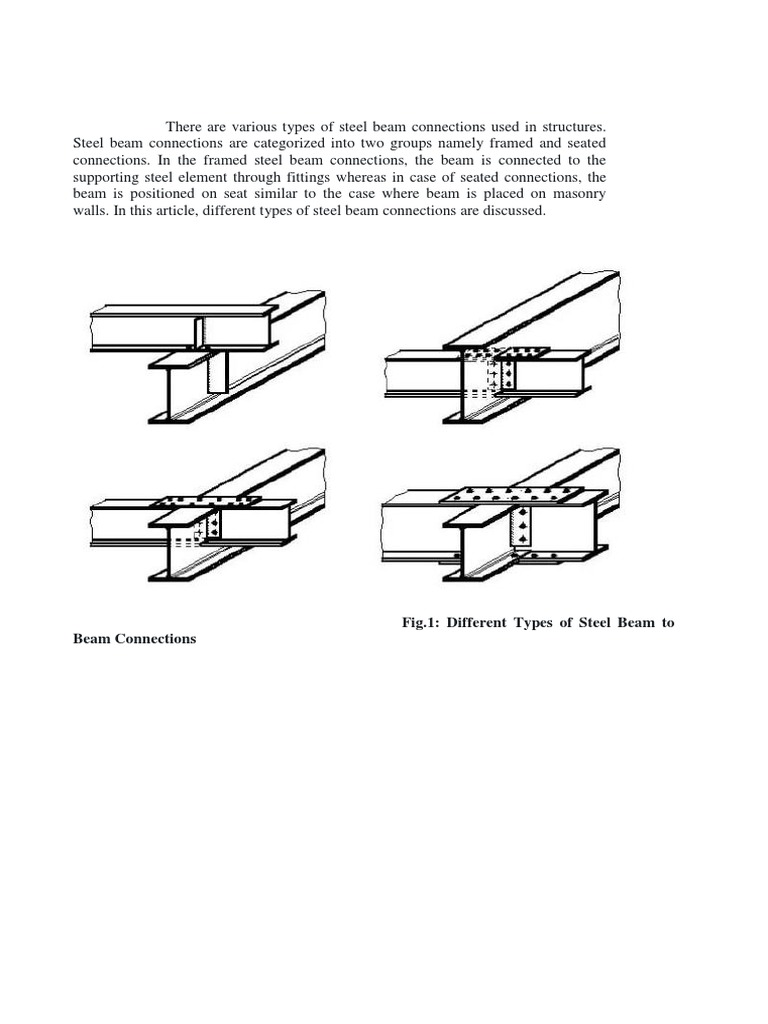Steel Beam Connection