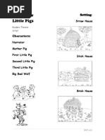 The Three Little Pigs Script | PDF | Mystery, Thriller & Crime Fiction