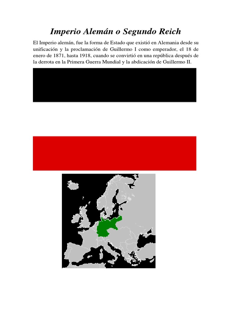 Historia del Segundo Reich Alemán | PDF | imperio Alemán | Wilhelm Ii