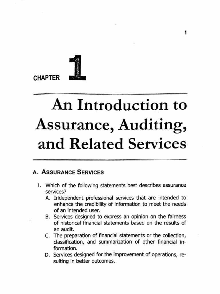 Roque CPA Reviewer Auditing ch1 Final PDF | PDF | Financial Audit | Audit