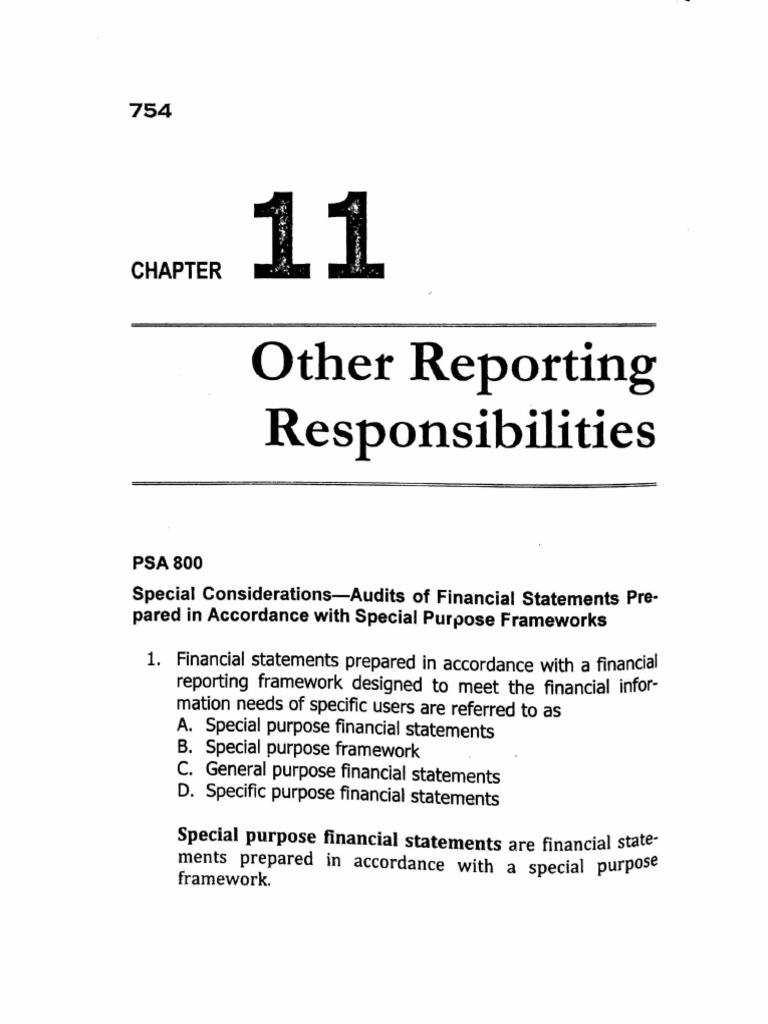 Auditing Special Purpose Frameworks | PDF | Auditor's Report ...