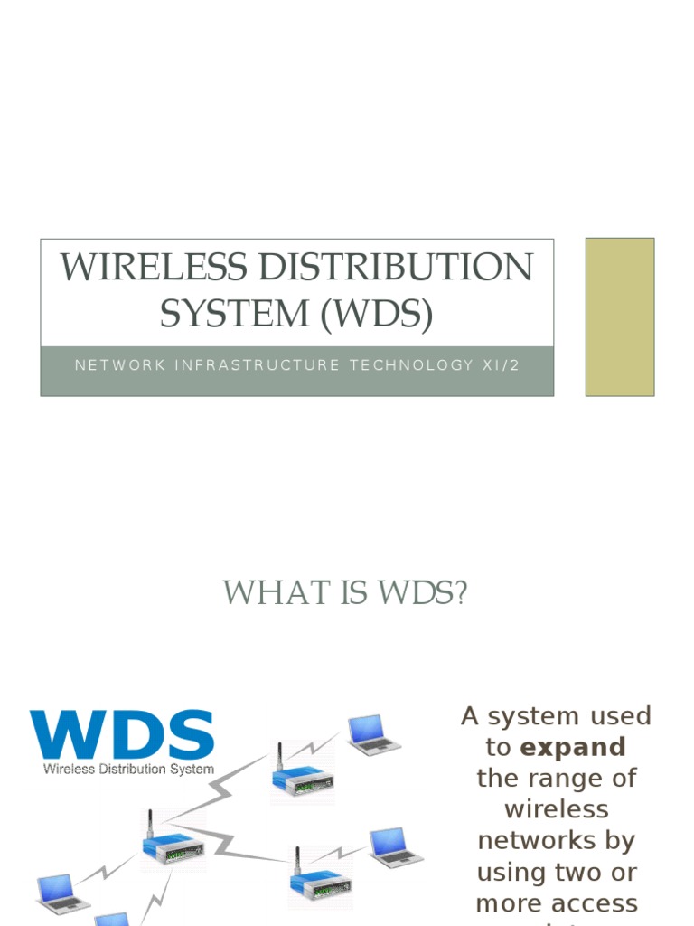 Understanding Wireless Distribution System | PDF | Home & Garden ...