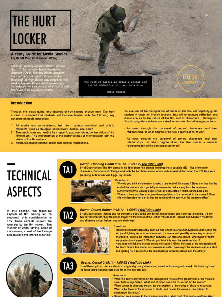 531 Assign 1 Hurt Locker by Scott Pike and Jason Wong | PDF ...