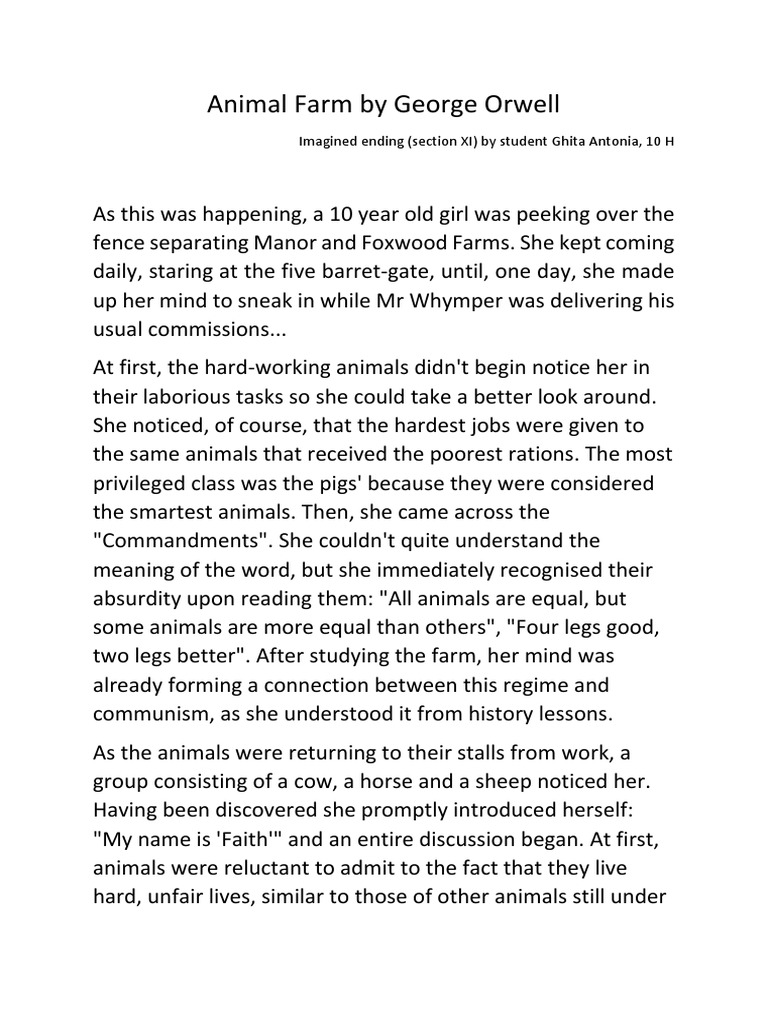 Animal Farm by George Orwell | PDF