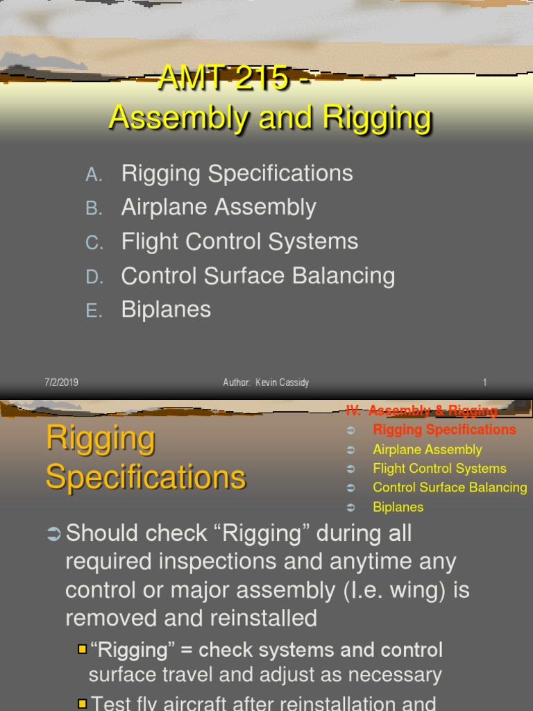 Aircraft Assembly and Rigging Guide | PDF | Flight Control Surfaces | Aileron