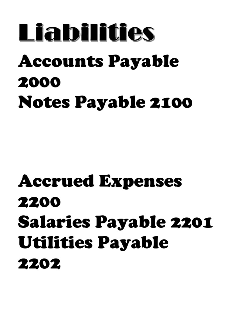 Comprehensive Liabilities and Expenses Guide | PDF