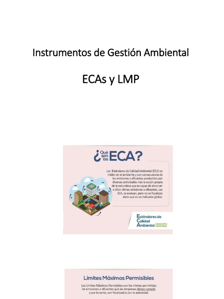 3.IGA - ECA y LMP | PDF | Laboratorios | Entorno natural