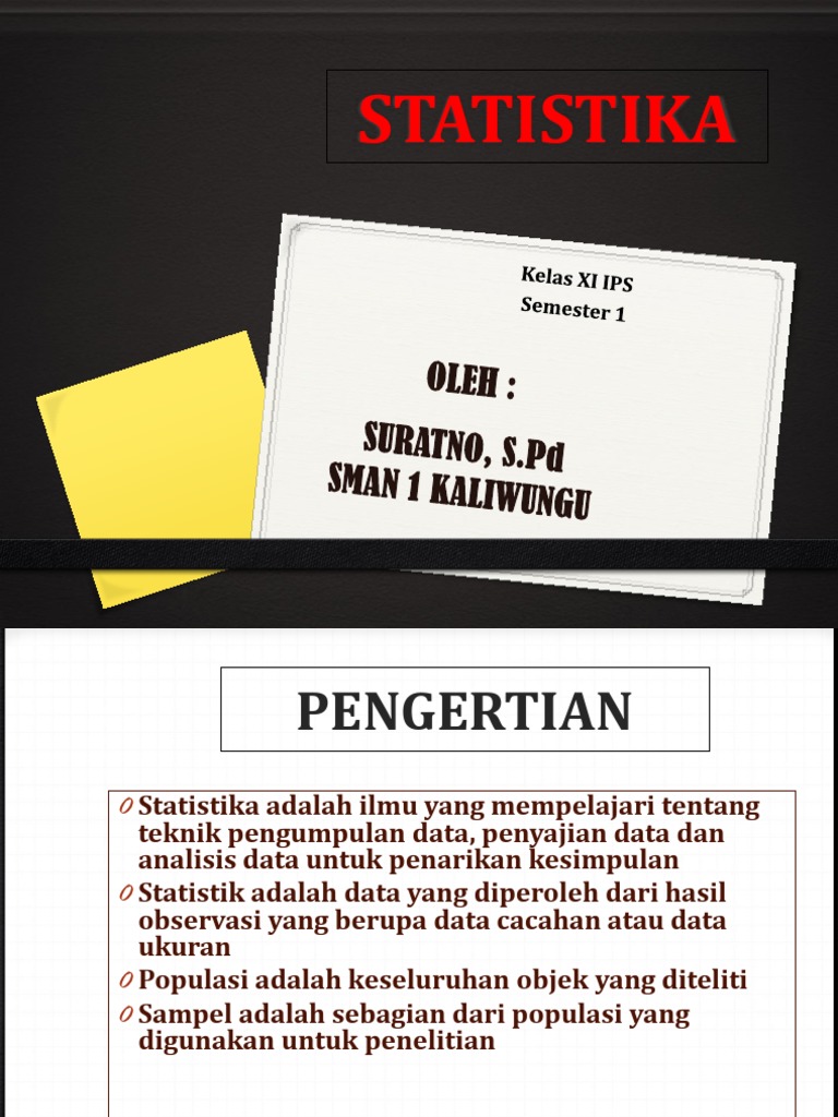 Statistika Powerpoint | PDF