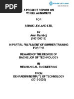Understanding Wheel Alignment Reports | PDF | Steering | Tire