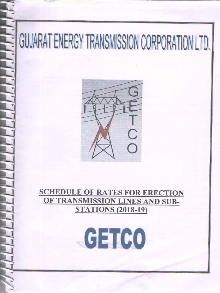 Getco - Sor 2018-19 PDF | PDF