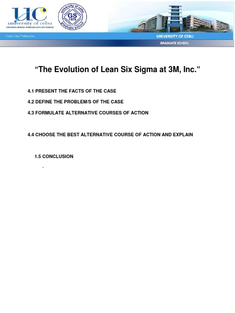 Lean Six Sigma Evolution at 3M | PDF