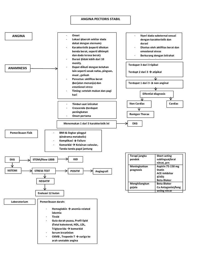 Clinical Pathway Angina Poli | PDF