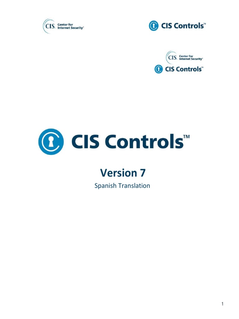 Cis Controls Version 7 Spanish La Seguridad Informática Seguridad