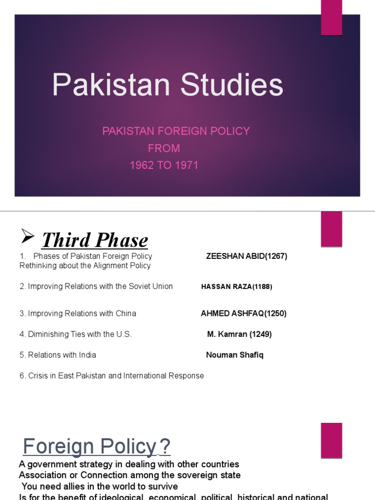 PK Study Presentation | PDF | Zulfikar Ali Bhutto | Pakistan