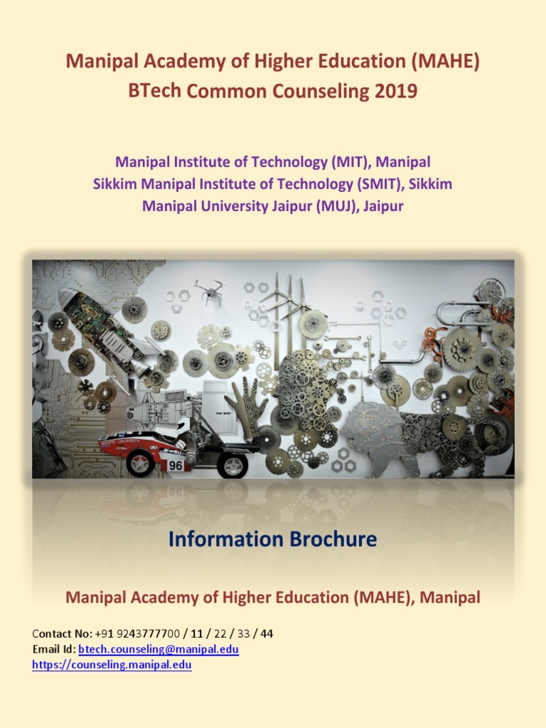 BTech Information Brochure 2019 PDF | PDF | University And College ...