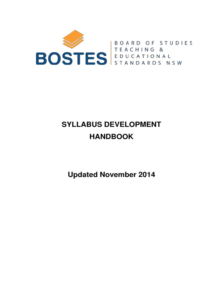 Syllabusdevelopment | PDF | Vocational Education | Curriculum