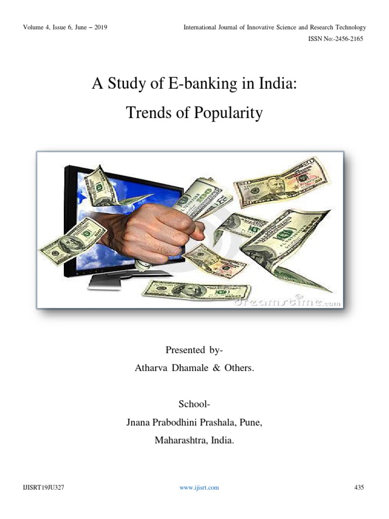 A Study of E-Banking in India: Trends of Popularity | PDF | Online ...