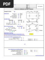 Calculation of Foundation Design Excel Sheet | PDF | Civil Engineering ...