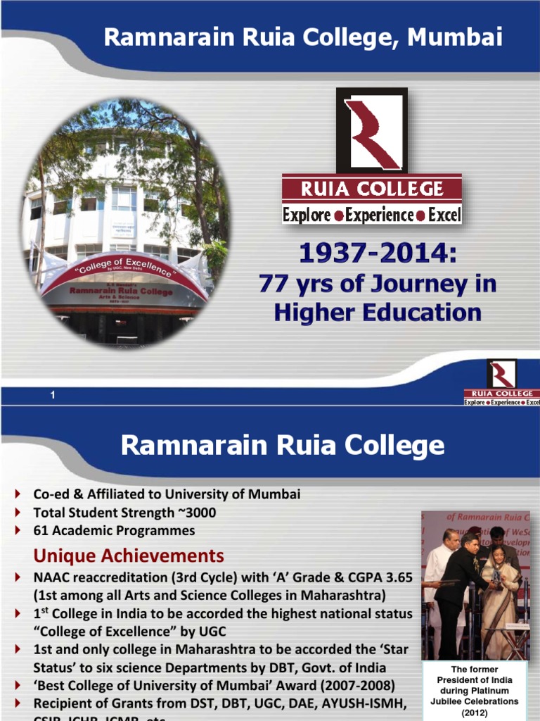 5 - Ruia College - Presentation Presentation of Skill Development | PDF ...