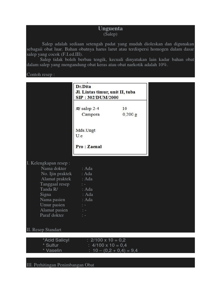 Cara Membuat Salep | PDF