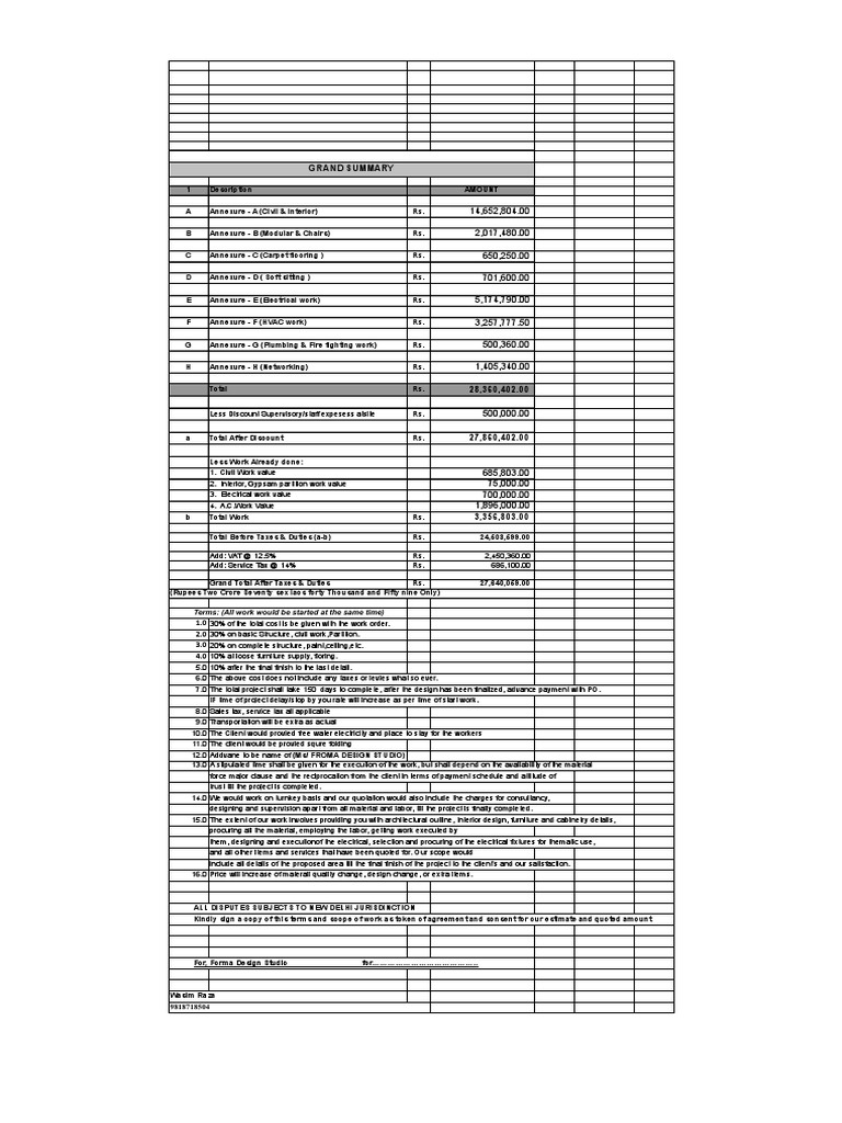 Boq Ace | PDF | Wall | Drywall