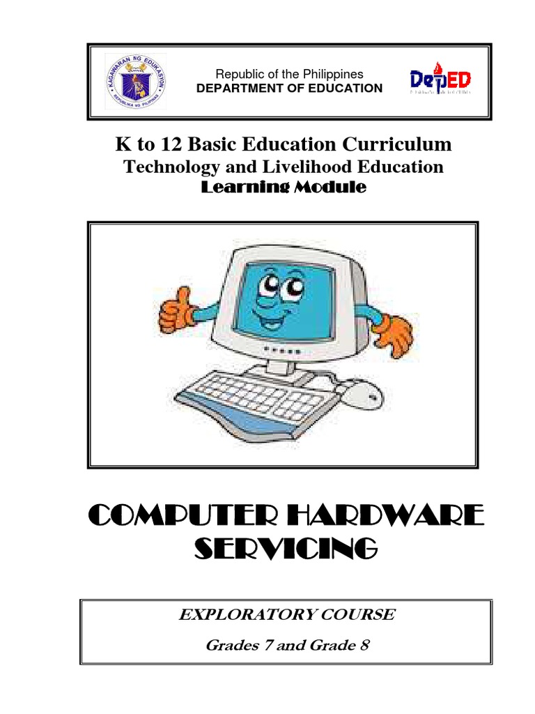 Exploratory Course - Computer Hardware Servicing For G 7and 8 | PDF ...