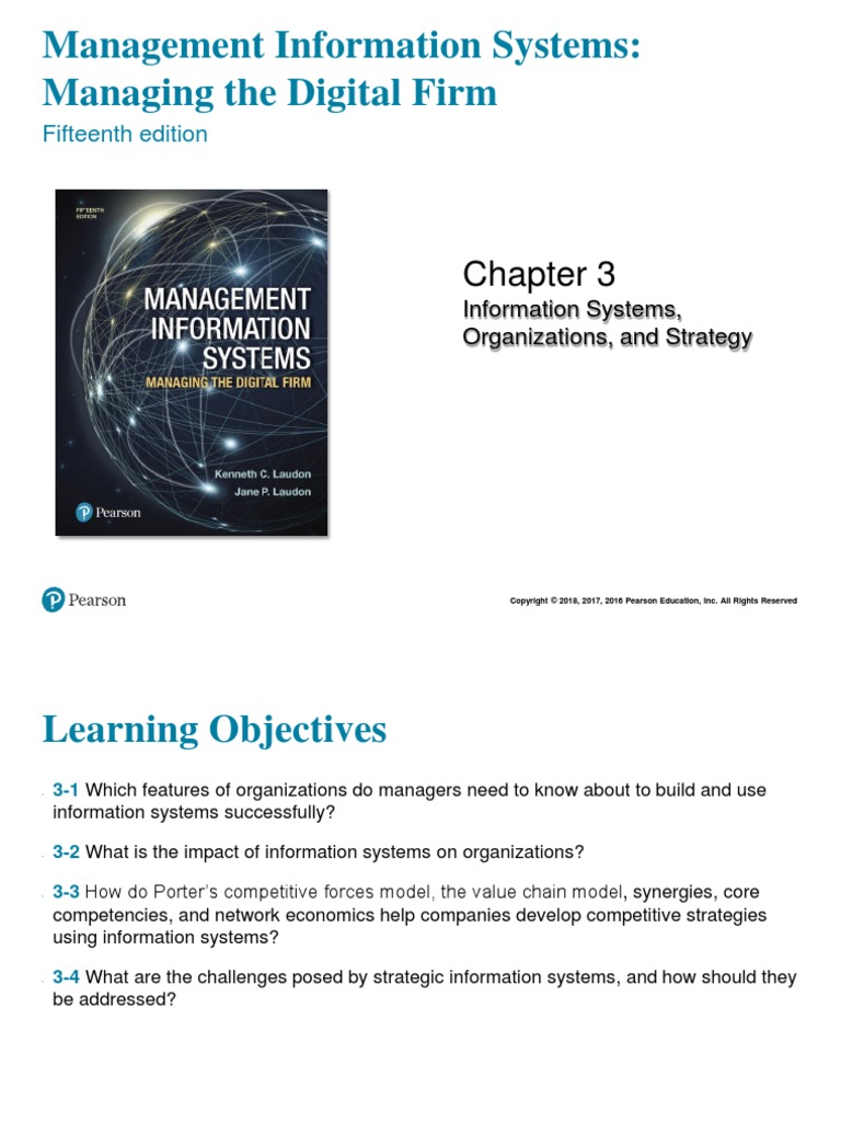 Management Information Systems: Managing The Digital Firm: Fifteenth ...
