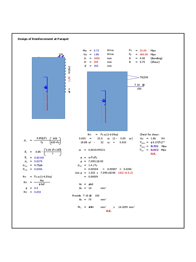 Parapet Connection Design | PDF | Precast Concrete | Masonry