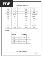 Opcode Table of Intel 8085 | PDF | Chess | Intel