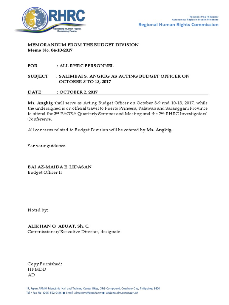 MEMO Sample Template | PDF | Government Information | Justice