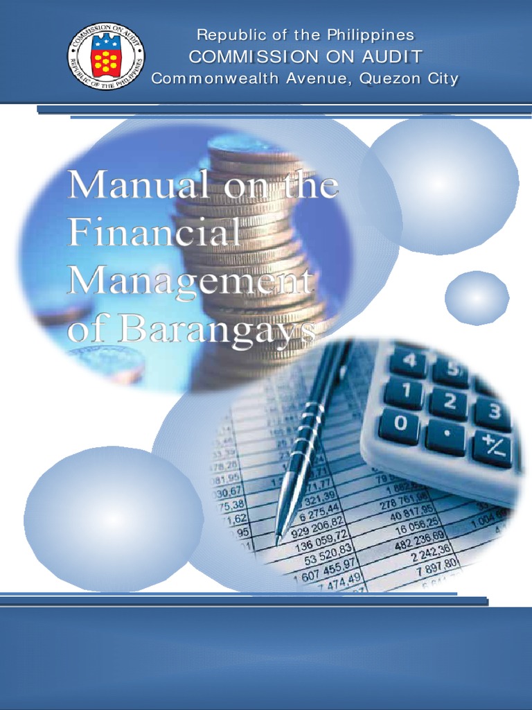 Manual on Barangay Financial Management (1).pdf | Debits And Credits ...