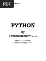 Python Durga Notes | PDF | Reserved Word | Python (Programming Language)
