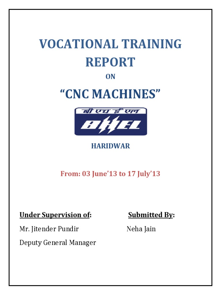 Vocational Training: "CNC Machines" | PDF | Programmable Logic Controller | Numerical Control
