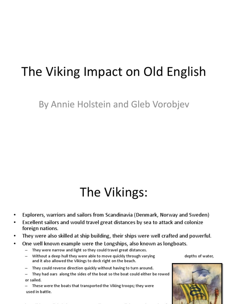 The Vikings | PDF | Vikings | English Language