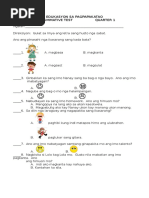 Q3 Week 1 Kindergarten Worksheets | PDF
