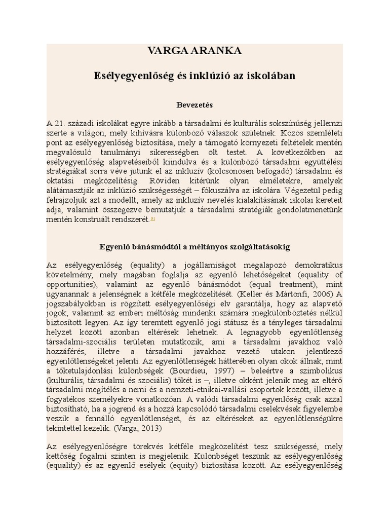 Varga Aranka A Nevelésről | PDF