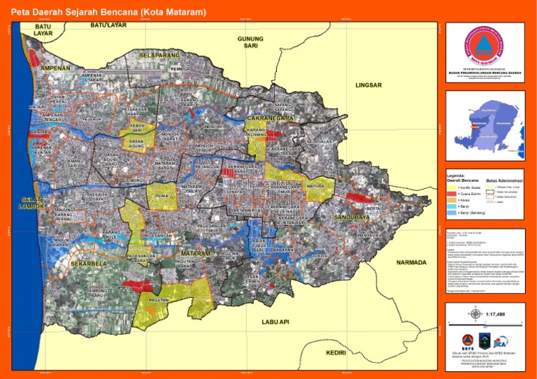 Peta Kota Mataram PDF | PDF
