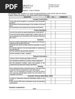 Personal Protective Equipment Competency Checklist Donning and Doffing ...