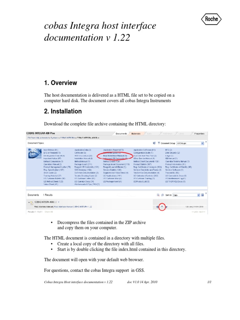 Cobas Integra 400 Plus Host Interfacing Manual | PDF
