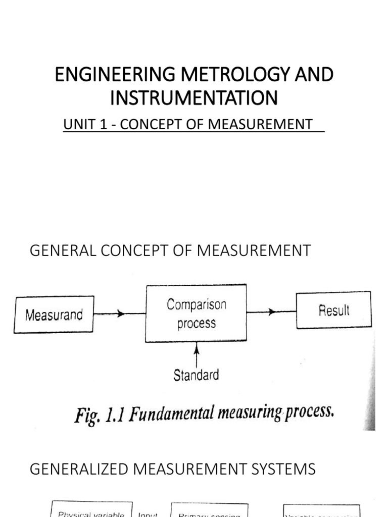Engineering Metrology and Instrumentation | PDF | Electric Motor ...