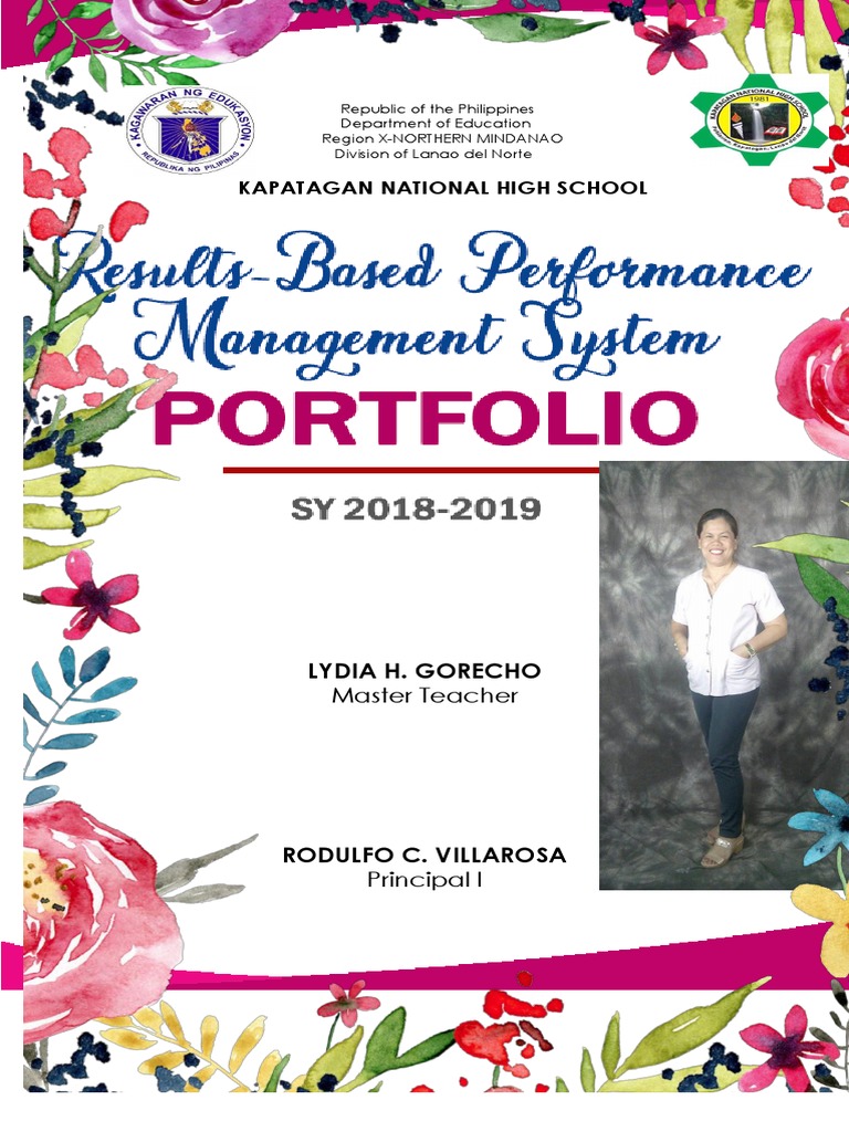 RPMS Portfolio Cover | PDF