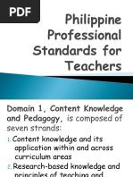 PPST Domains and Strands | PDF | Learning | Educational Technology