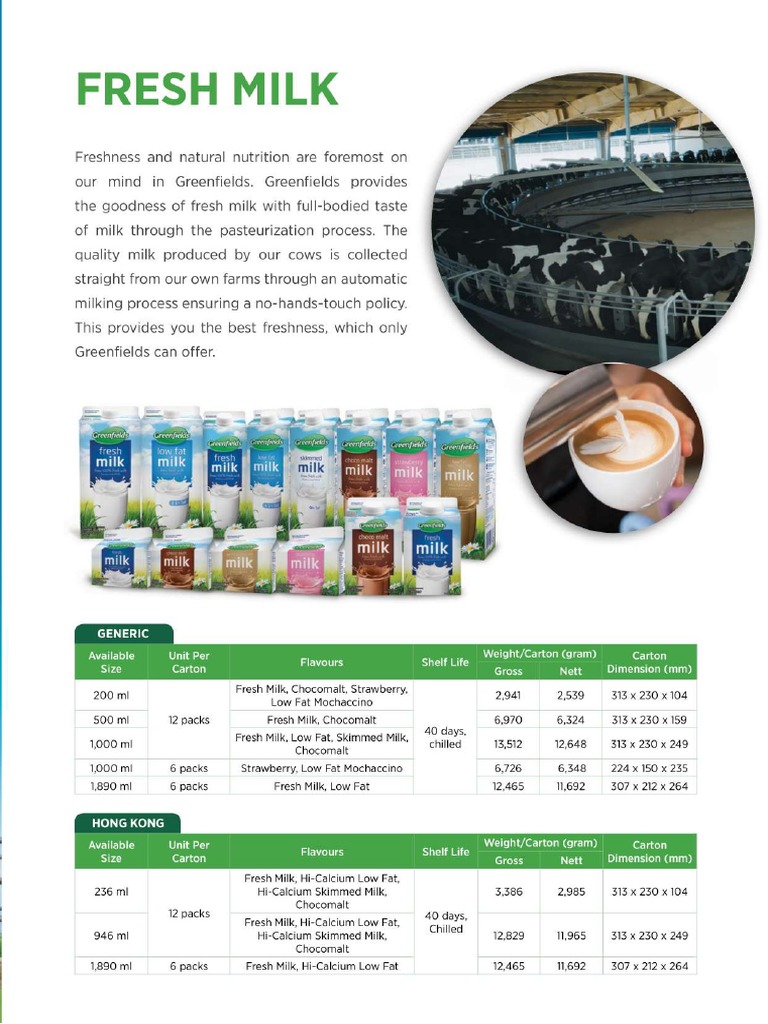 Fresh Milk PDF | PDF